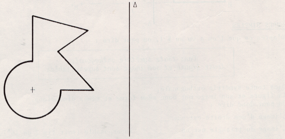 activités : fiche sur la symétrie orthogonale Classe collège